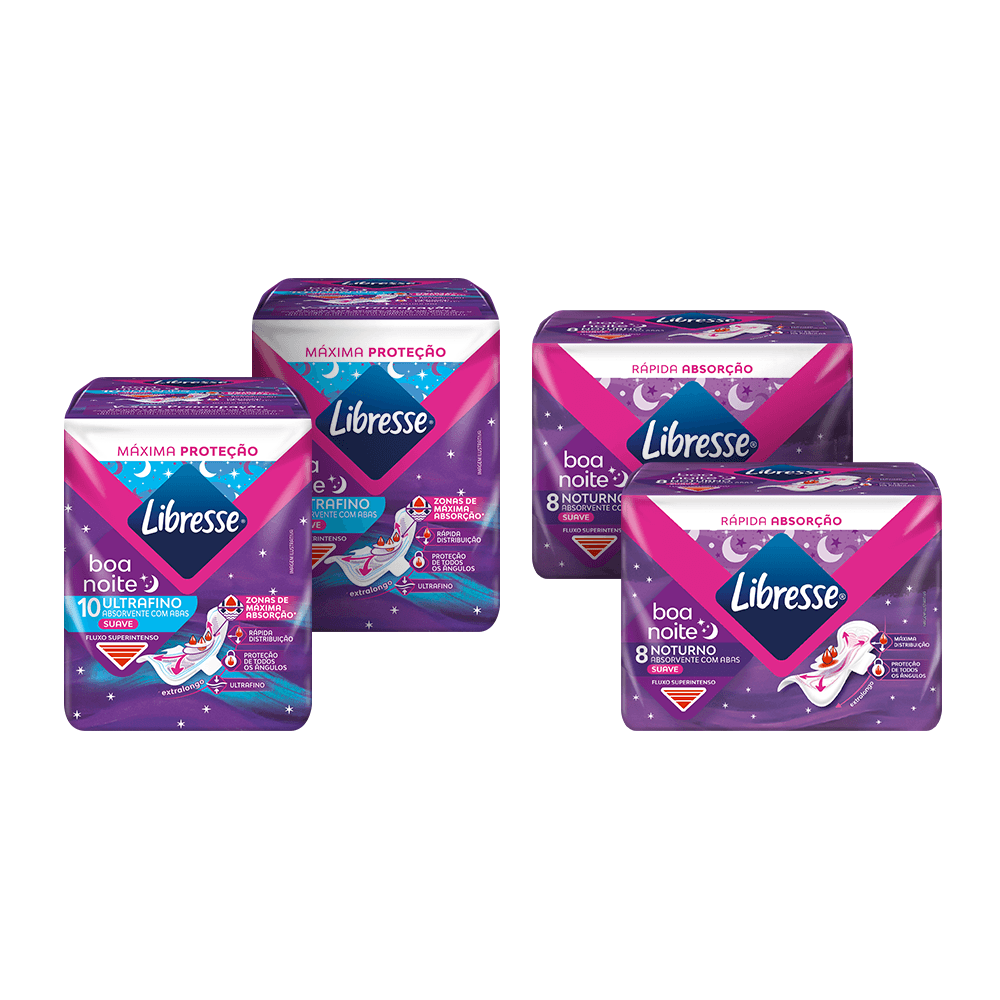 Kit de absorventes noturnos | Libresse